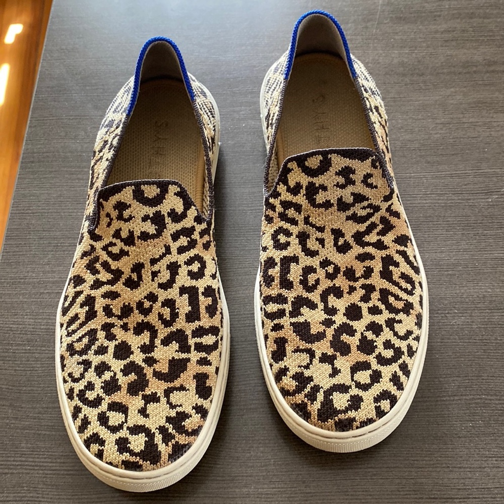 Rothy’s Camo Cat Leopard Print Original Slip On Sneak… - Gem